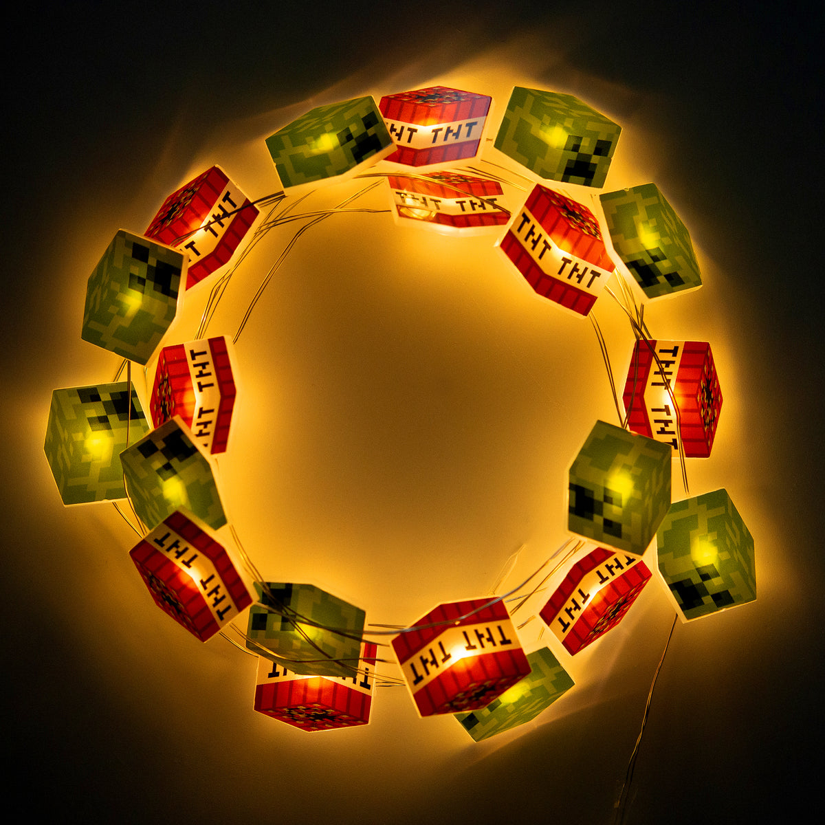 Minecraft Creeper 3D String Lights – Ukonic