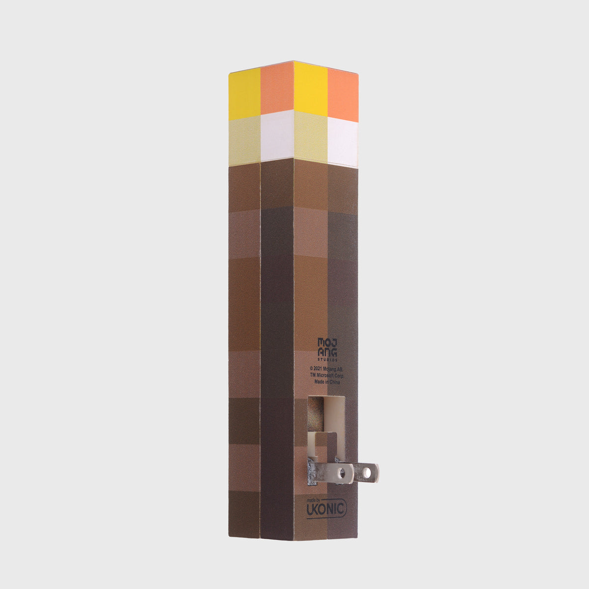 Minecraft Brown Stone Torch Plug-In Nightlight with Auto Dusk to Dawn ...